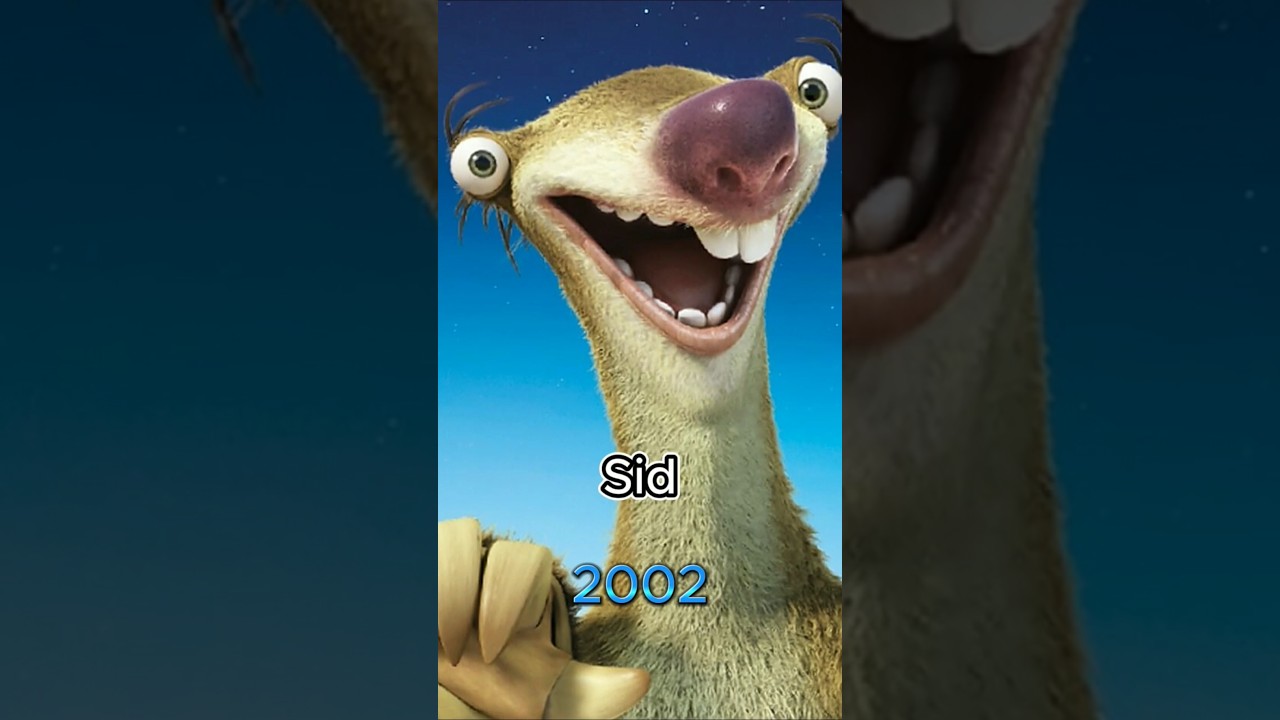 Ice Age Cast [2002] Then and Now [2002-2024] #shorts #cast #movie #thenandnow #iceage
