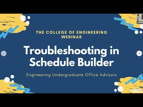 Troubleshooting in Schedule Builder