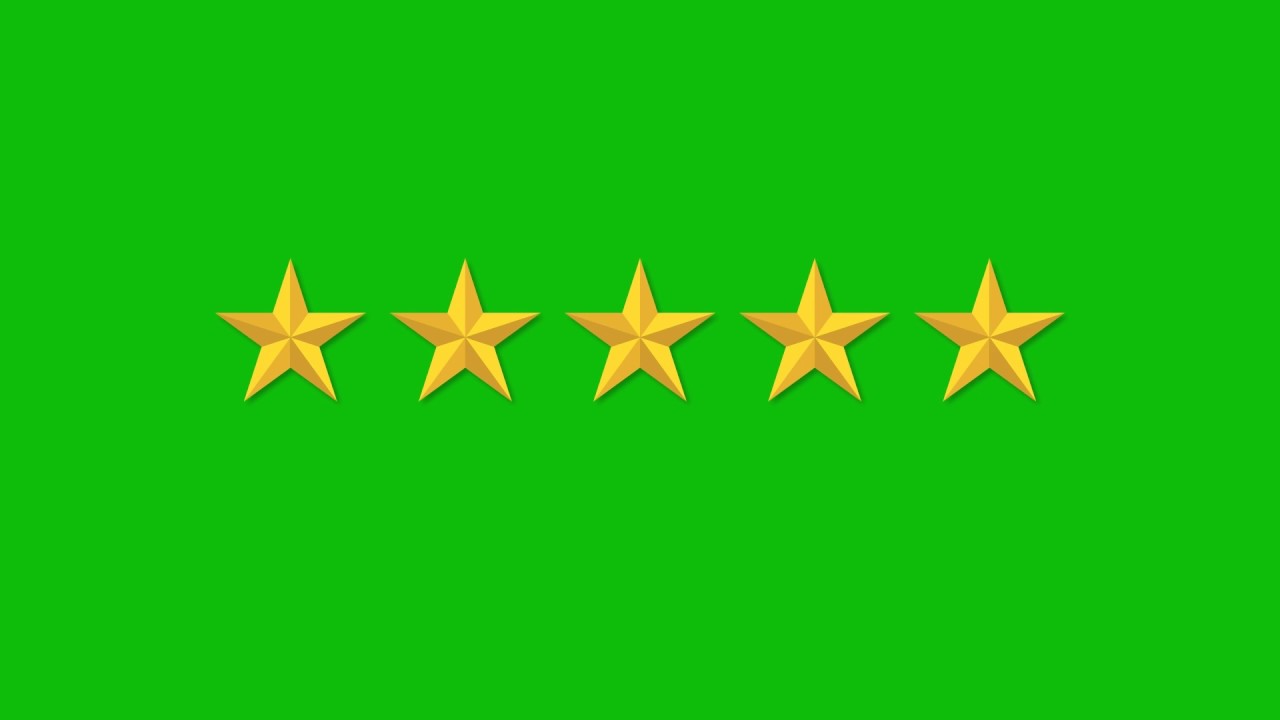 5 star green screen