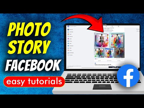 How To Share Picture On Facebook Story 2024 PC/LAPTOP/MAC