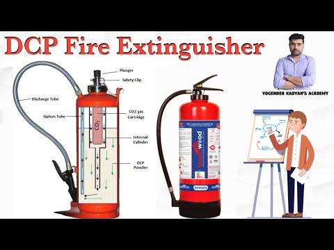 DCP Type Fire Extinguisher. Powder type fire extinguisher.