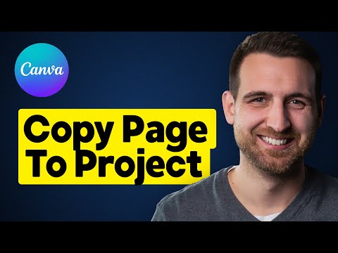 How to Copy Page to Another Project in Canva