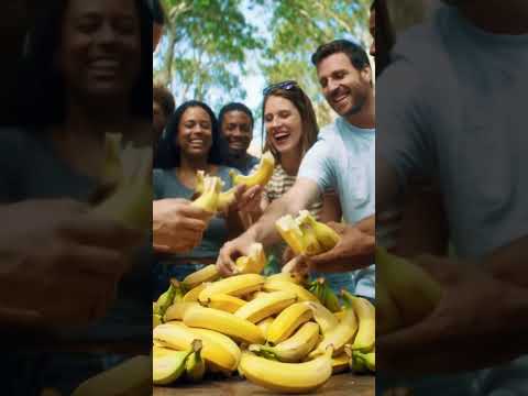 Who likes bananas? #banana #fruit #shortsvideo #ai