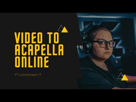 Vocals only from Videos online - Acapella Maker for PC - Vocals only Converter