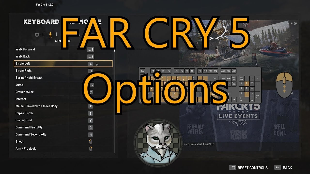 Far Cry 5: PC Options and Keybindings