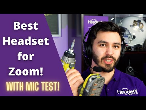 Best Headset for Zoom! With Mic Test!