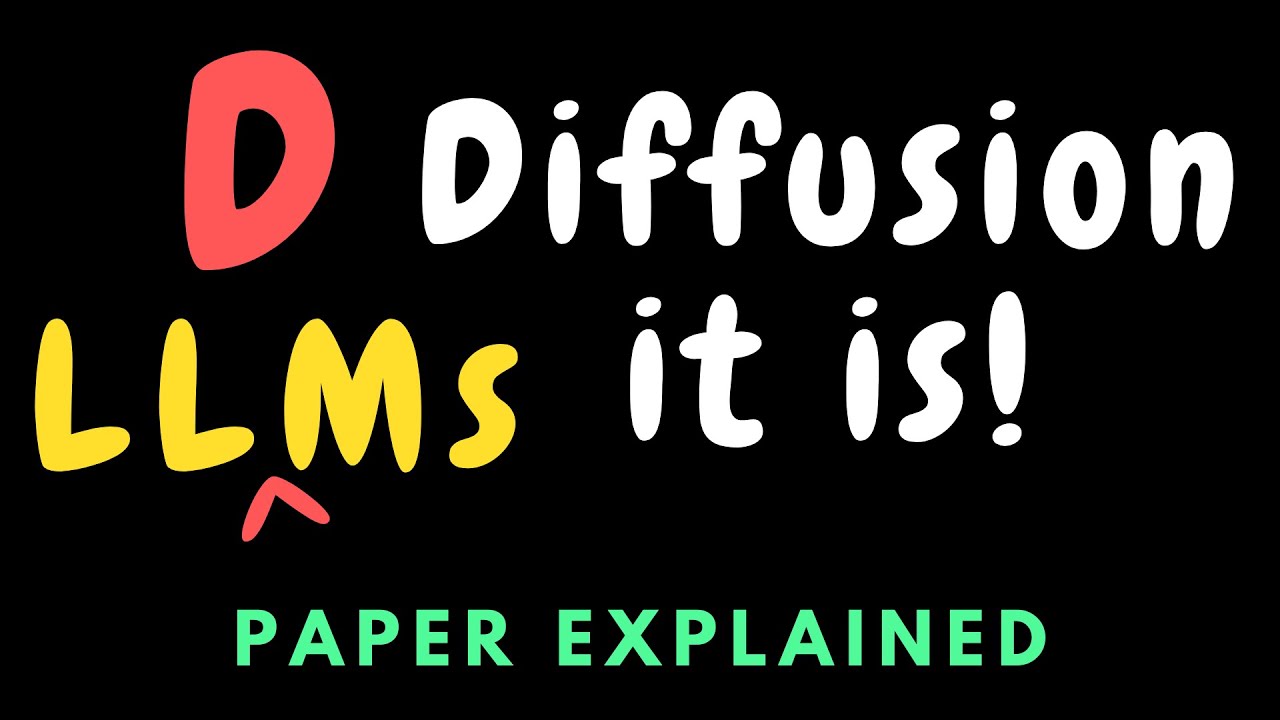 LLaDA - Large Language Diffusion Models (paper explained)