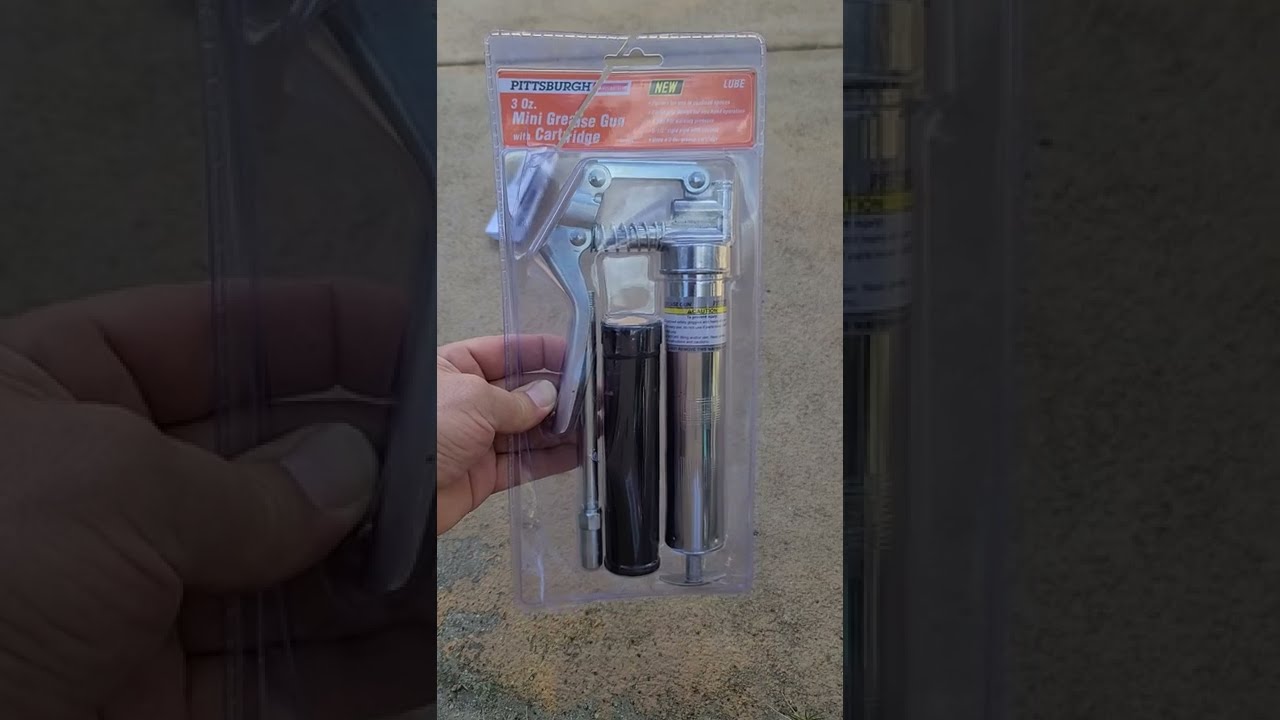 Harbor Freight Mini Grease Gun Unboxing