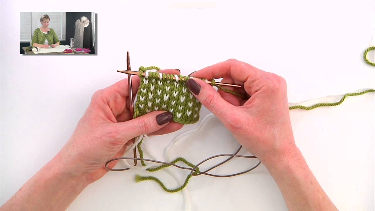 Knitting Help - Two Color Knitting Tricks
