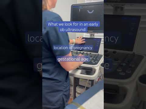 Early ob ultrasound