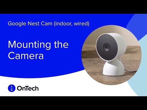 How to Mount a Google Nest Cam (wired, indoor)