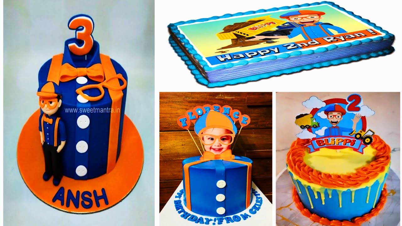 Blippi Birthday Cake Designs | Best Cake Designs for Kids | #blippi
