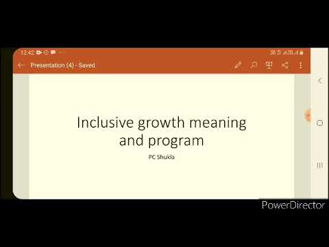 Inclusive growth meaning and program