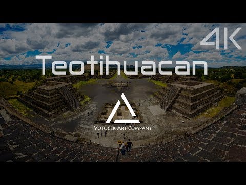 Teotihuacan Pyramid of the Sun, Mexico 4K