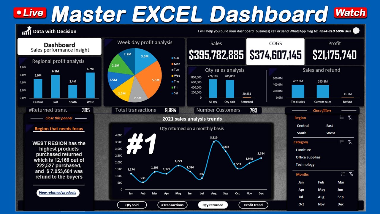 Learn Data Visualization with Advanced Excel 1/2