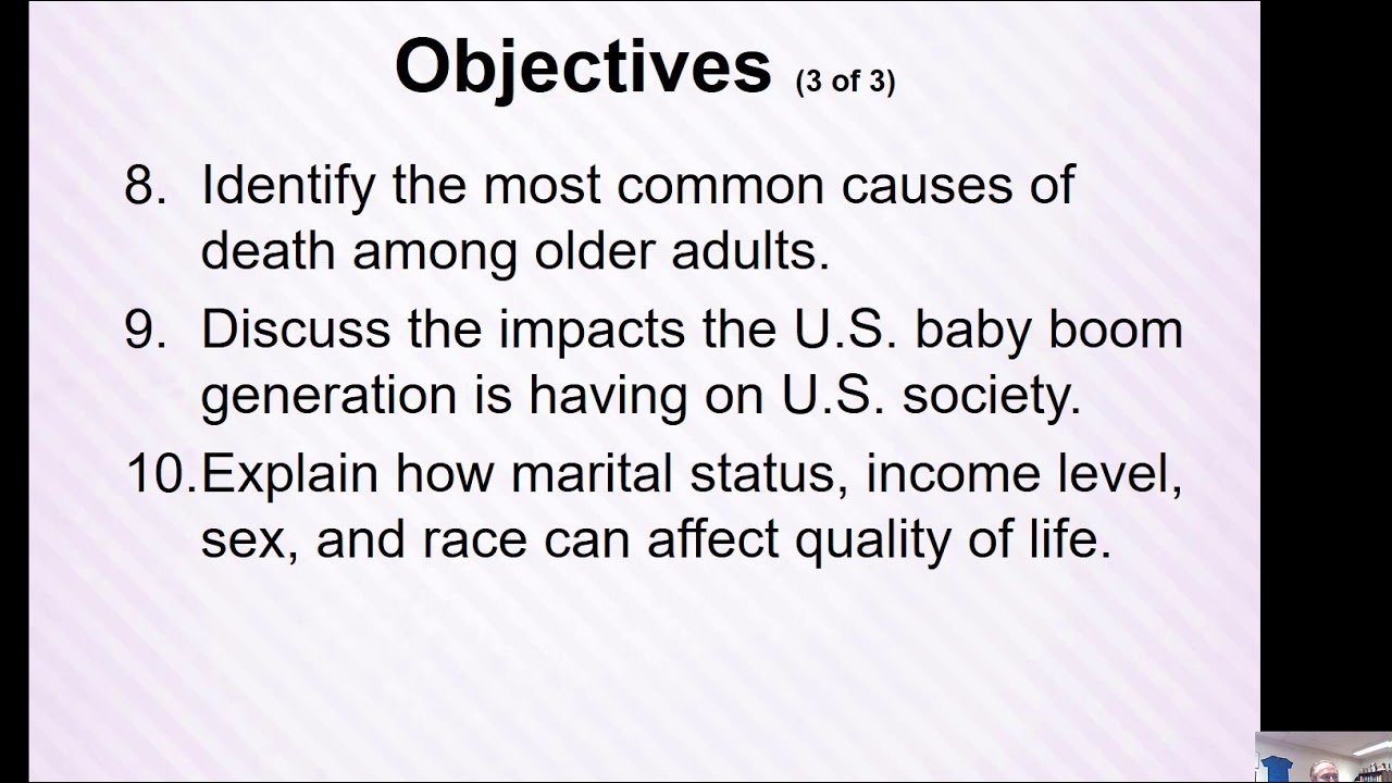 Gerontology Ch 1