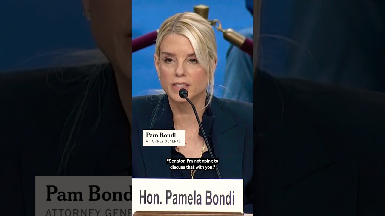 Pam Bondi Refuses Democrats’ Questions at Combative Senate Hearing