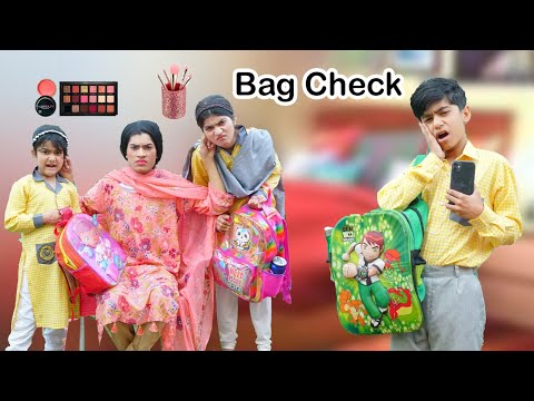 BAG CHECK ๐ | | Surprise School Bag Check By Mummy | MoonVines