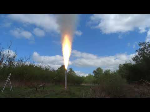 Test of the 130mm Boostar two APCP rocket motor | Deelmanl