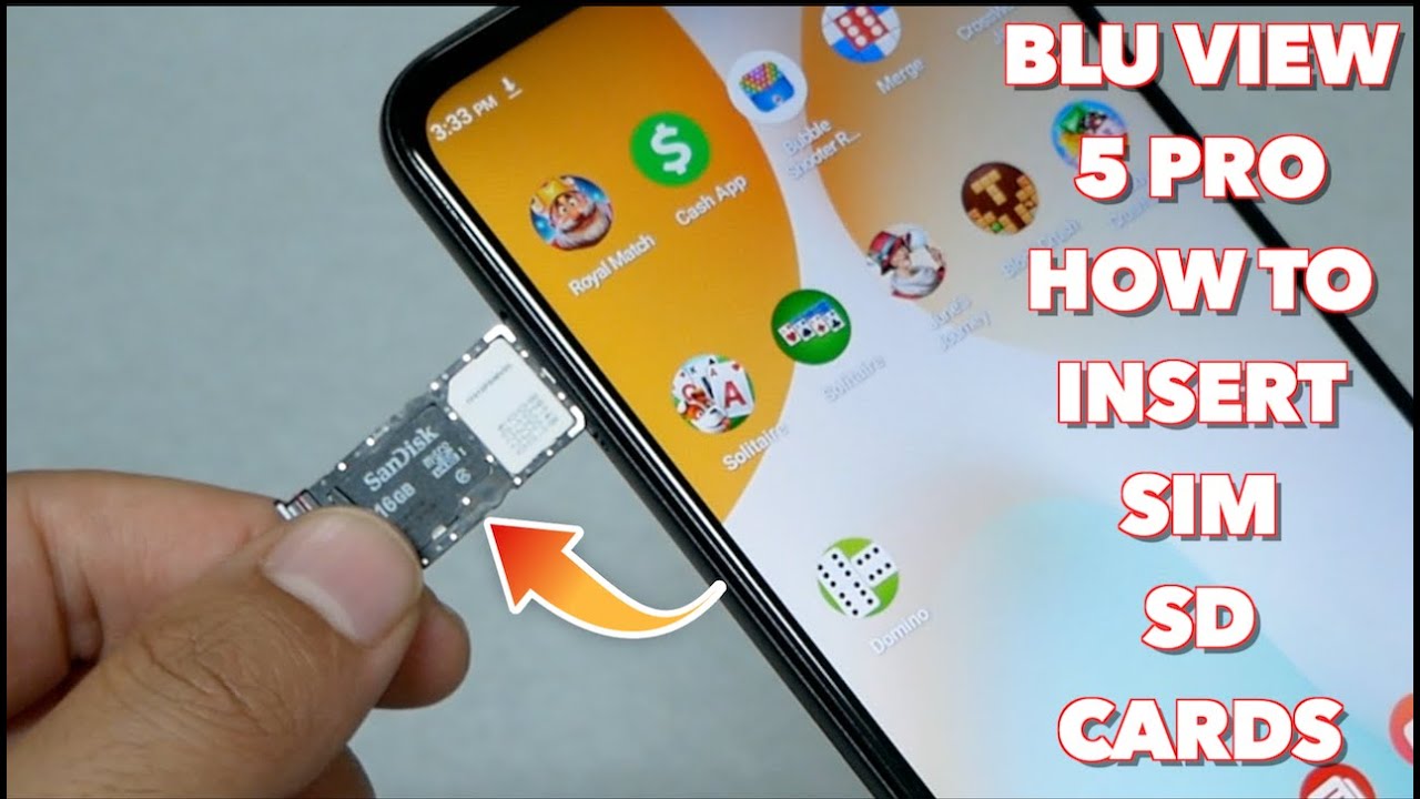 BLU View 5 Pro How to insert SIM/SD Cards  Full Tutorial