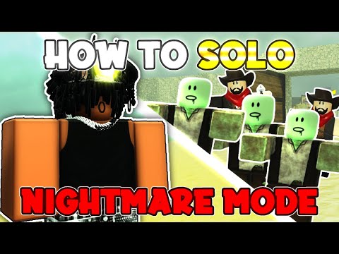 How To EASILY SOLO NIGHTMARE MODE in Dead Rails! (Any Class!)