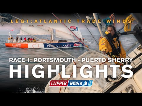 Race 1: Portsmouth to Puerto Sherry | Race Highlights | Clipper 2023-24 Race