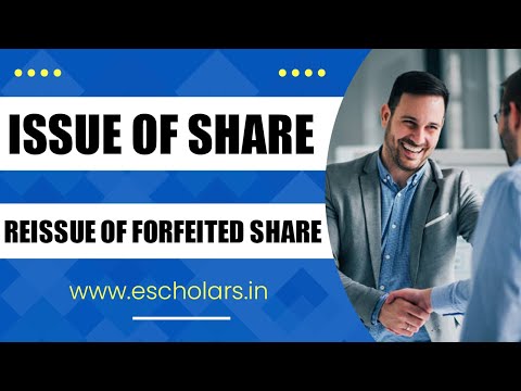 Reissue of Shares Video Lecture - Accounting for CA Foundation