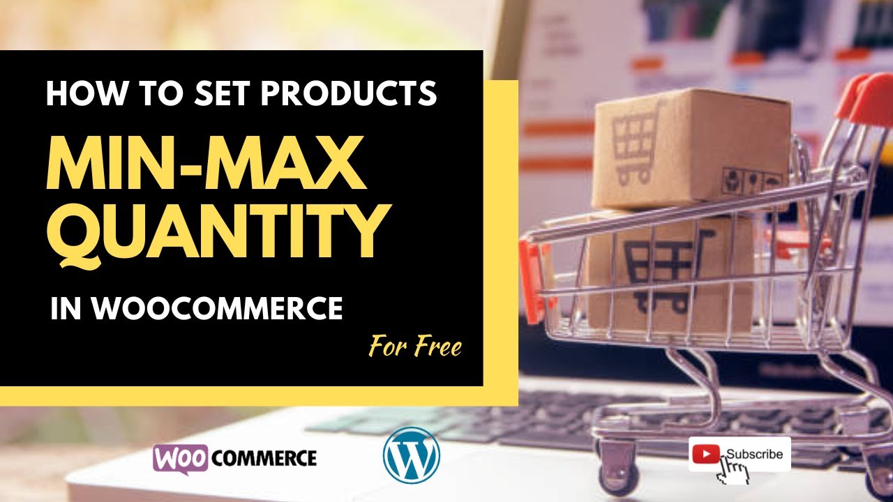 How to set Min Max Quanitiy  and step control for products in WordPress Woocommerce