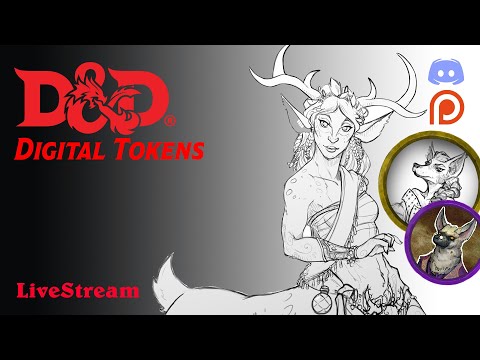 Creating D&D Tokens for the Patreon | Livestream #dnd #foundry #ttrpg