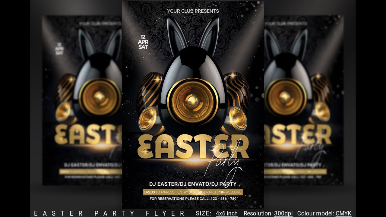 Easter Flyer Design Tutorial | Create a Stunning Easter Graphic in Minutes