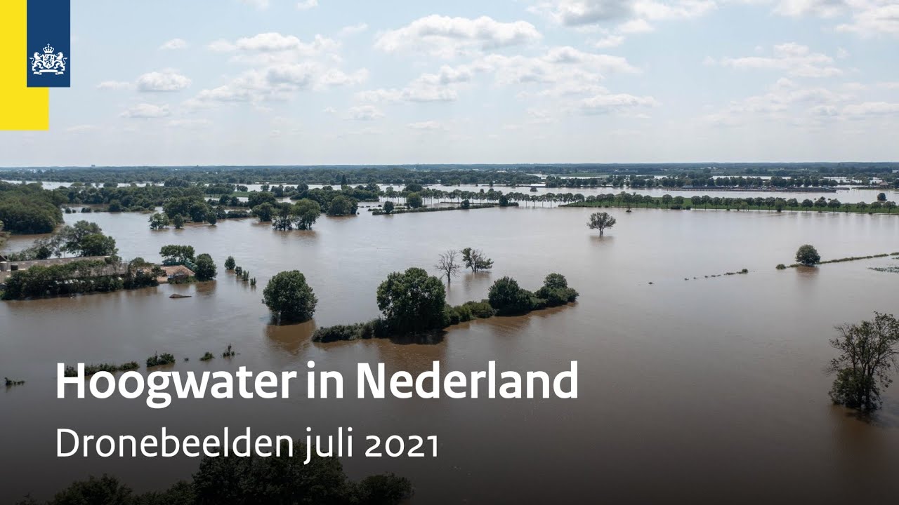 Hoogwater en wateroverlast in Nederland | Juli 2021 | Dronebeelden | Rijkswaterstaat