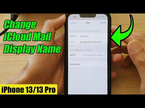 iPhone 13/13 Pro: How to Change iCloud Mail Display Name