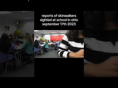 SKINWALKER CAUSES SCHOOL LOCKDOWN IN OHIO #skinwalker #caughtoncamera