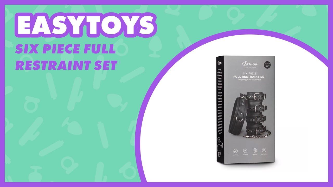 EasyToys 6 Piece Full Restraint Set | Complete Adjustable Bondage Set 💗 EasyToys