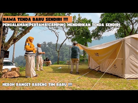 PERTAMA KALI CAMPING BAWA TENDA SENDIRI | CAMPING GROUND BARU PUNCAK BOGOR | HIGHLAND CURUG PANJANG