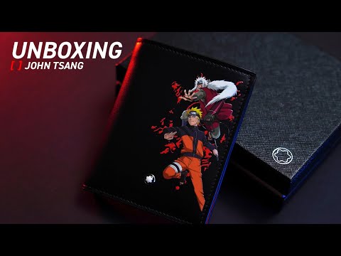 The $300 Naruto Wallet - Montblanc x Naruto | ASMR Unboxing