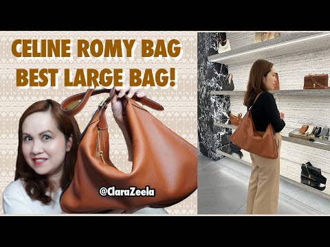 CELINE LARGE ROMY BAG REVEAL & 1st IMPRESSIONS | BEST LARGE BAG | THIS BAG BROKE MY HERMES JOURNEY