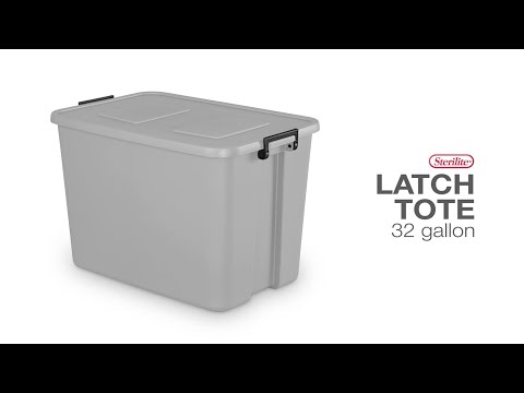 Sterilite 32 Gallon Latch Tote