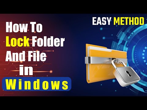 How to Lock Folders in Windows 11 & 10 | Laptop m Folder par lock kaise lagaye | Windows Folder lock