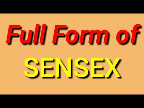 Full form of SENSEX