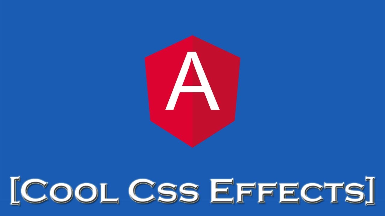 AngularJS logo animation using css | cool css effects | pure css animation 2018