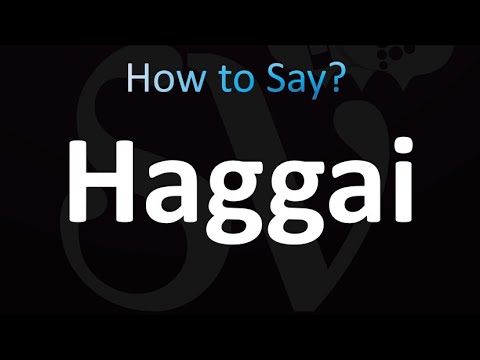 How to Pronounce Haggai (Correctly!)