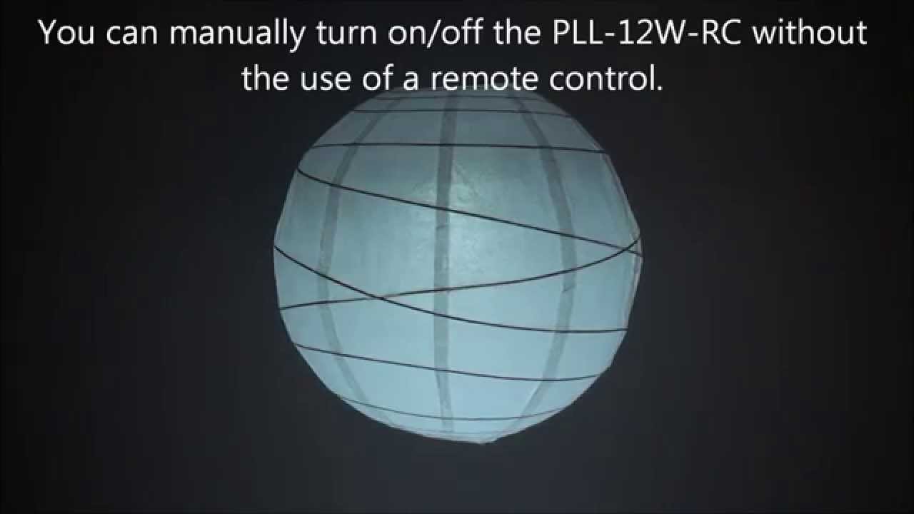 The Remote Control Paper Lantern Light