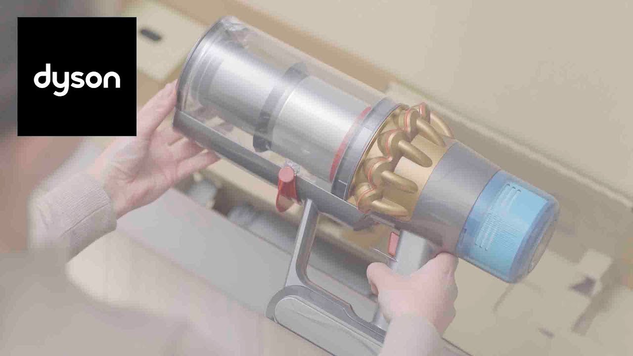 How to set up and Use Dyson V15 Detect™ cordless vacuum | Assembly, charging and emptying guide