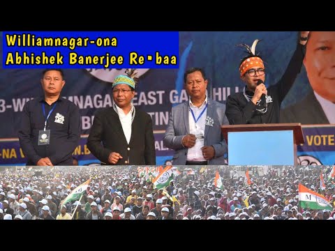 TMC Meeting Williamnagar || Abhishek Banerjee || Dr Mukul Sangma || Songadam Vlogs