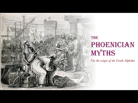About language - the Greek alphabet - the Phoenician myths