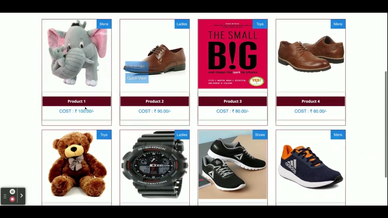Online Shopping System Project | Spring Boot ReactJS Project Tutorial