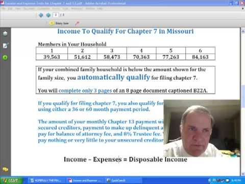 #2 BANKRUPTCY MEDIAN INCOME TEST & MEANS TEST