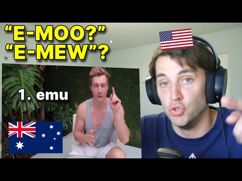 American Reacts to 50 Words Australians Pronounce Weird