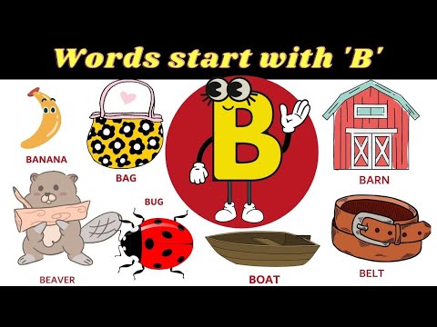 B words\ Words start with B\Learning video for kids